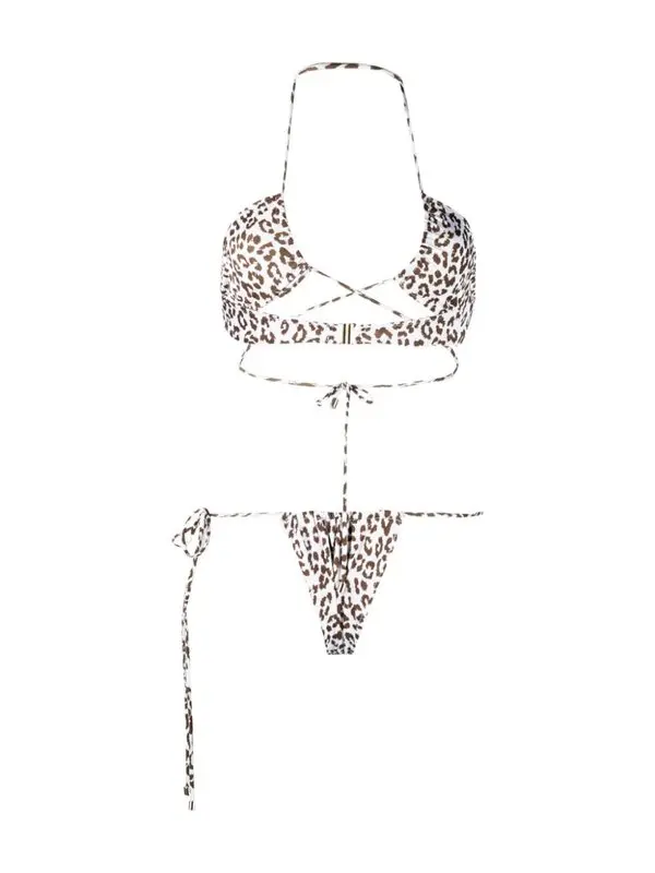 MANOKHI Leopard-print Bikini Set