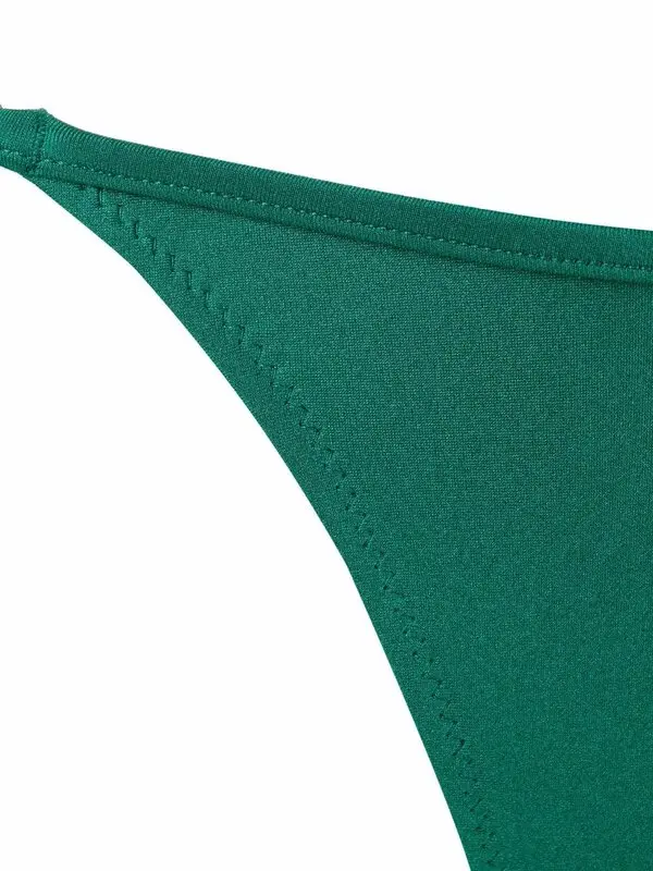 NOIRE SWIMWEAR Satin-finish Bikini Set