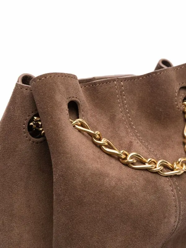Nanushka Vegan-suede Chain-strap Tote Bag