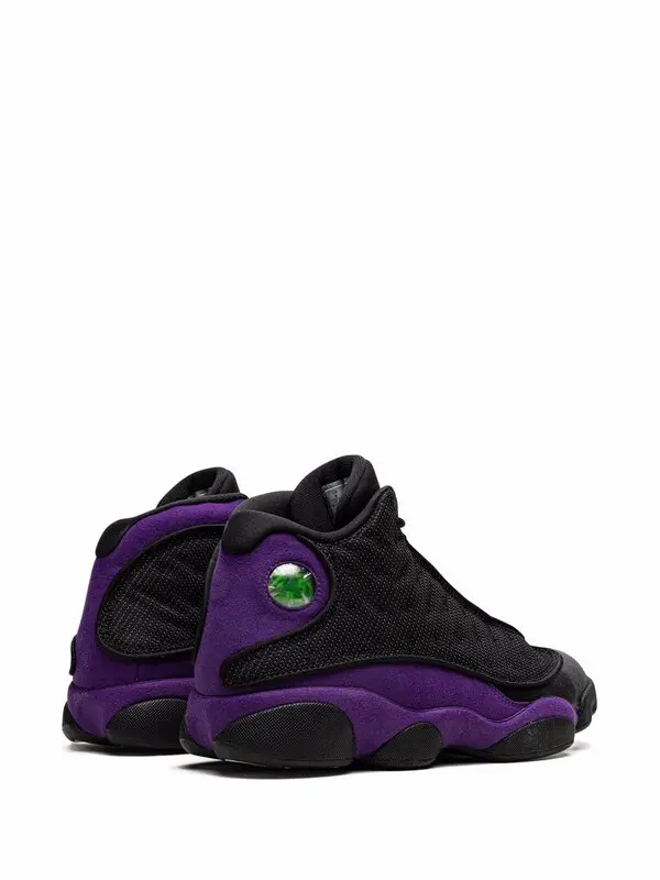 JORDAN Air Retro Court Purple Sneakers - Black