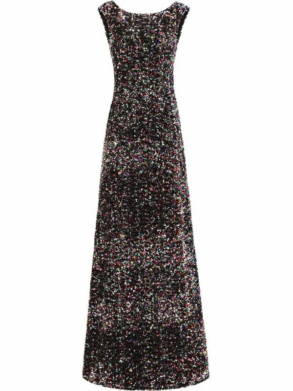 Dolce & Gabbana Sequin-embellished Evening Gown
