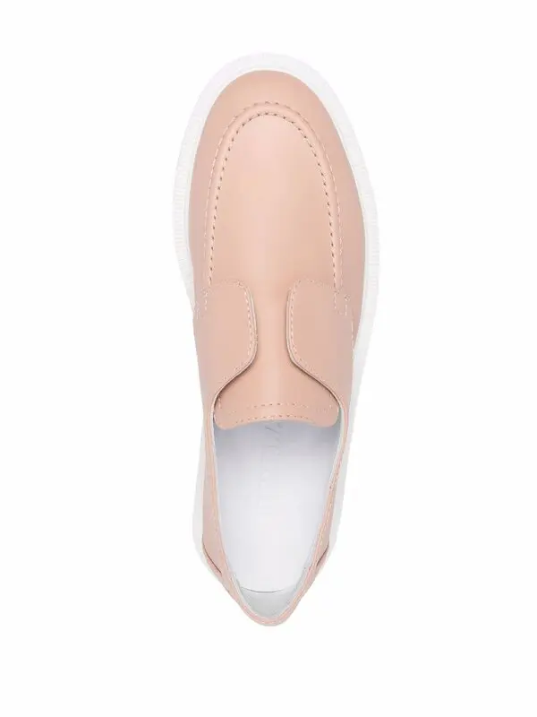 LE SILLA Two-tone Loafers - Neutrals