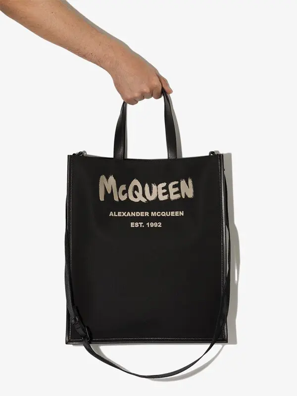 Alexander McQueen Logo Tote Bag