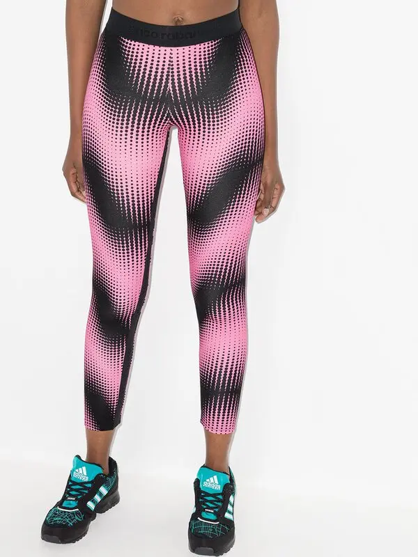 Rabanne Abstract-print Leggings