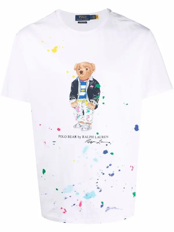 Ralph Lauren Polo Bear Short-Sleeve T-Shirt - White | Editorialist