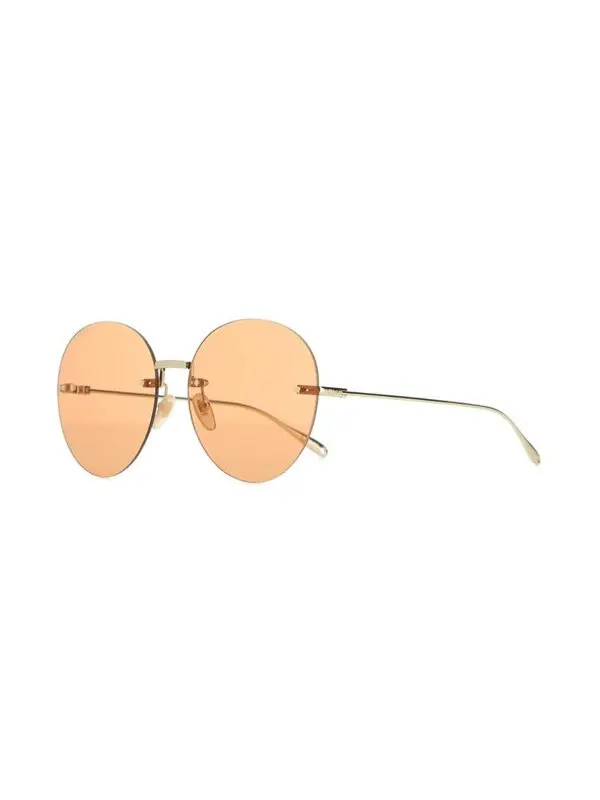 Gucci Round-frame Sunglasses - Gold