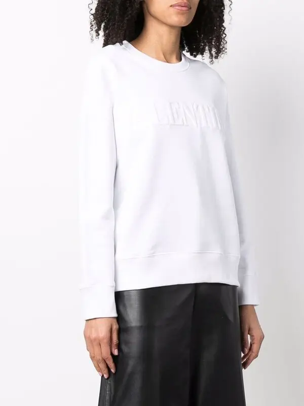 Valentino Garavani Embroidered Logo Cotton Sweatshirt