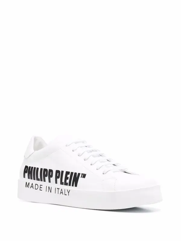Philipp Plein Leather Low-top Sneakers