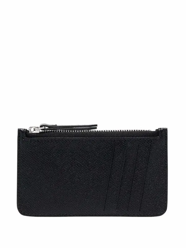 MAISON MARGIELA Four-stitch Leather Card Holder - Black