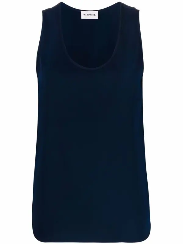 P.a.r.o.s.h Scoop-neck Sleeveless Blouse