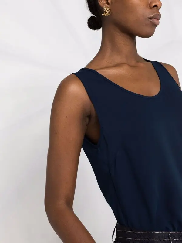 P.a.r.o.s.h Scoop-neck Sleeveless Blouse