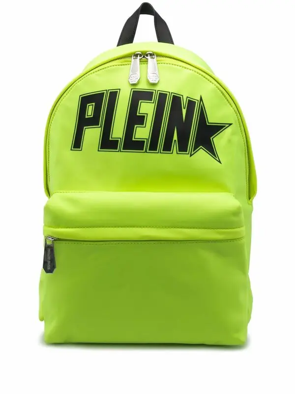Philipp Plein Logo-print Backpack - Yellow