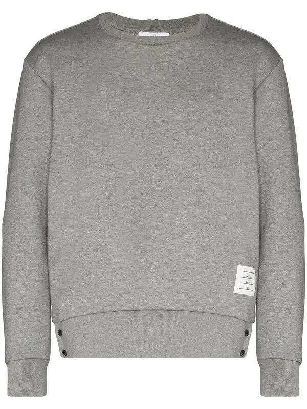 Thom Browne Rwb Stripe Cotton Sweatshirt