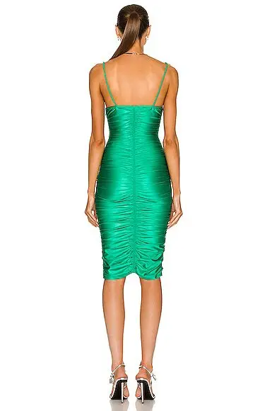 green emerald velvet dress NUKYNDALL NEW DRESS