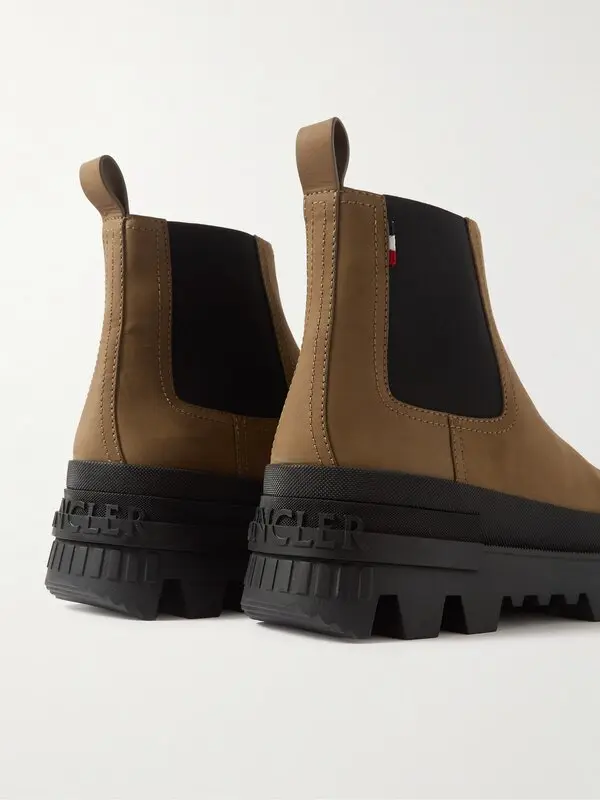 Moncler Suede Chelsea Boots