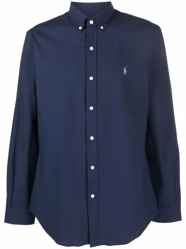 Polo Ralph Lauren Embroidered Polo-pony Shirt - Blue