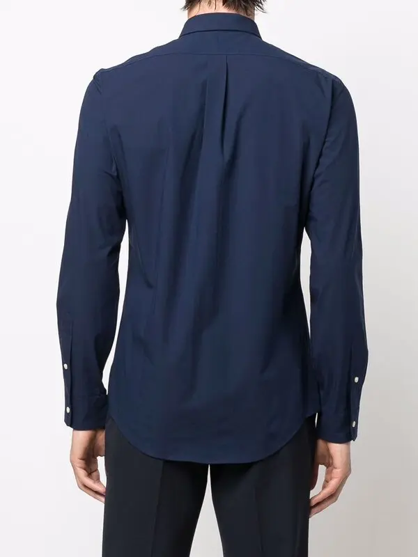 Polo Ralph Lauren Embroidered Polo-pony Shirt - Blue