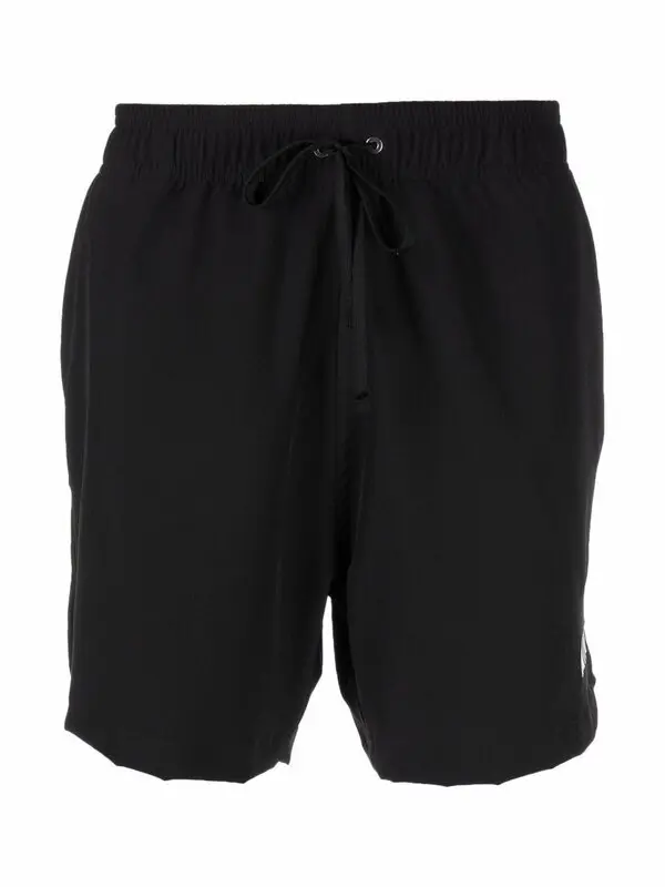 Amiri Logo-print Swimming Shorts - Black