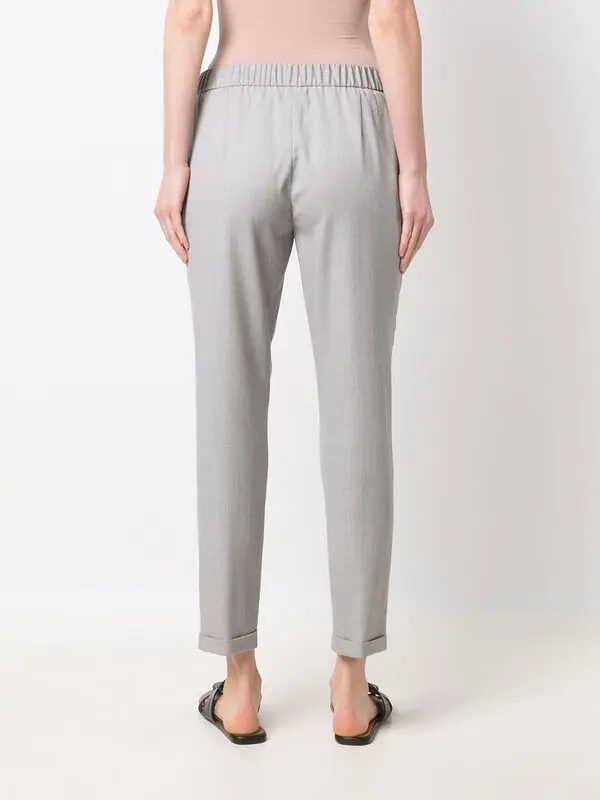 Fabiana Filippi Tapered Trousers - Grey