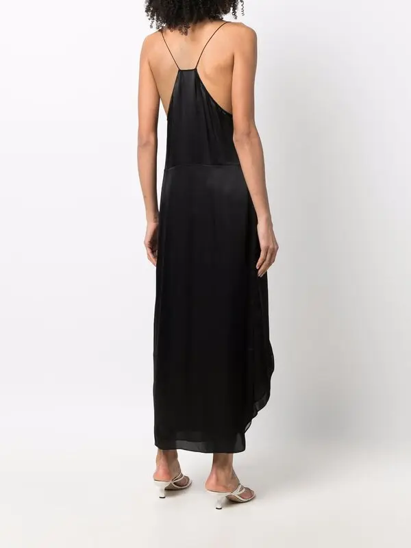 IRO PARIS Lace Trim V-neck Maxi Dress