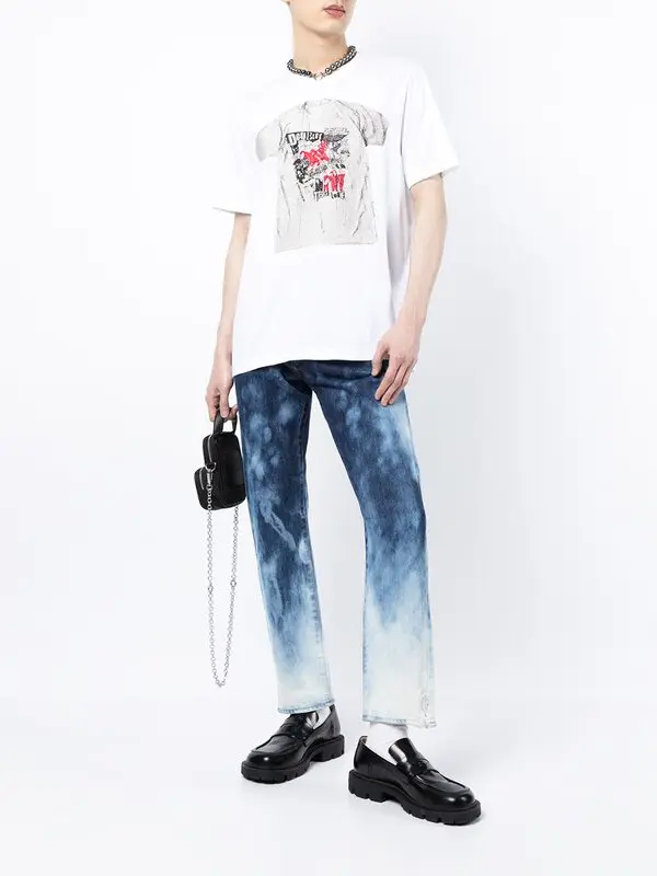 DOUBLET Graphic-print Cotton T-shirt