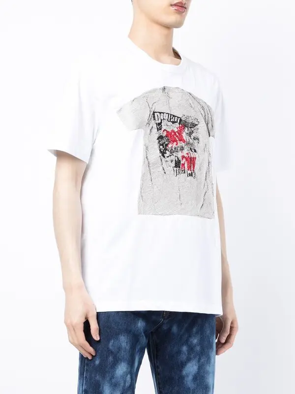 DOUBLET Graphic-print Cotton T-shirt