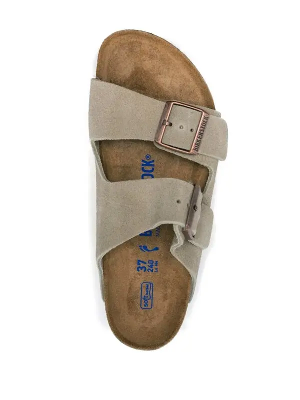 BIRKENSTOCK Arizona Soft Footbed Suede Sandals - Neutrals