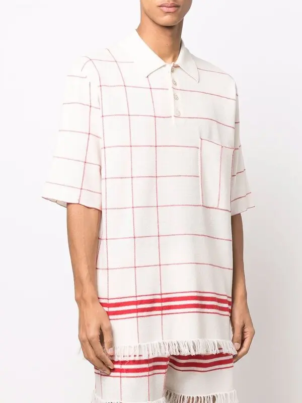 MAISON MARGIELA Striped Polo Shirt
