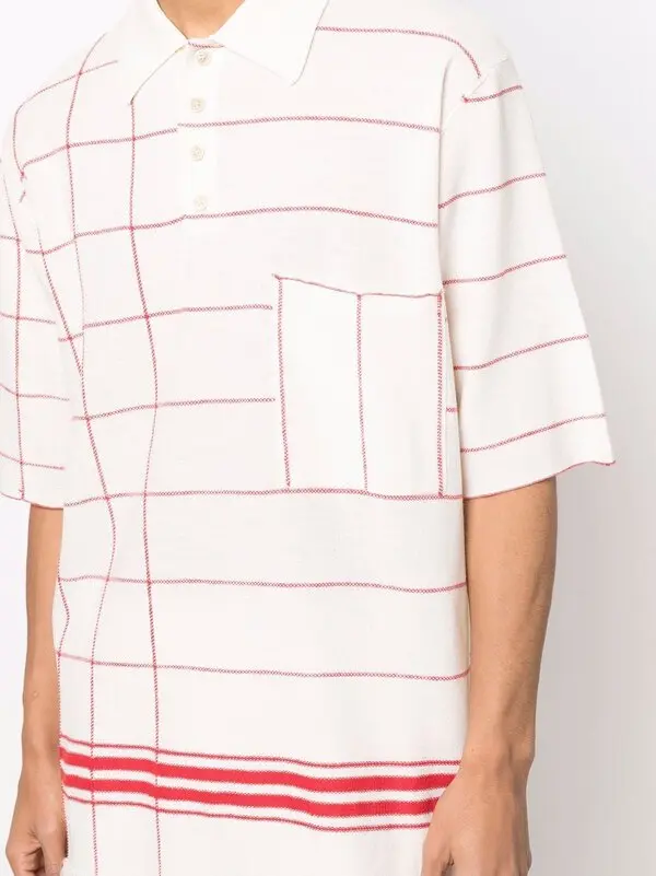 MAISON MARGIELA Striped Polo Shirt