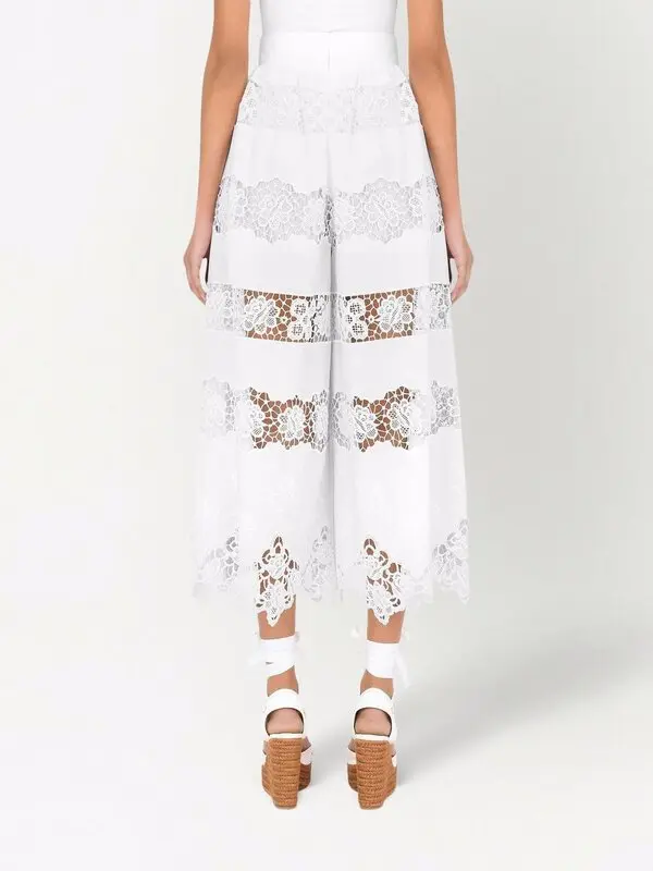 Dolce & Gabbana Embroidered Culotte Trousers