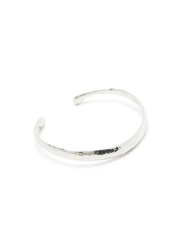 DOWER & HALL Curved Nomad Sterling- Bangle - Silver