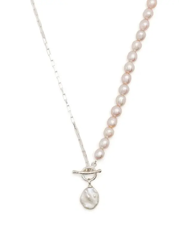 DOWER & HALL Luna Freshwater Pearl Necklace - White
