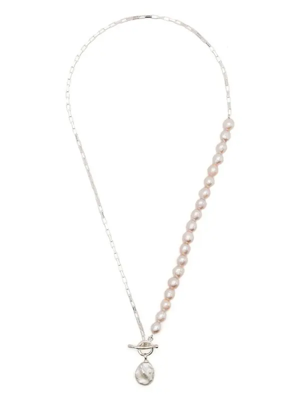 DOWER & HALL Luna Freshwater Pearl Necklace - White