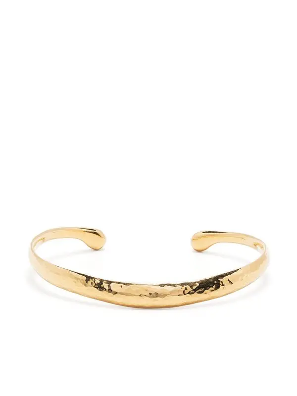 DOWER & HALL Curved Normad Bracelet - Gold
