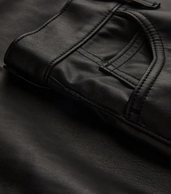 LEVI'S Faux Leather '70s High Flare Jeans