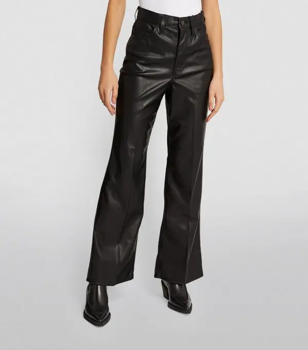 LEVI'S Faux Leather '70s High Flare Jeans