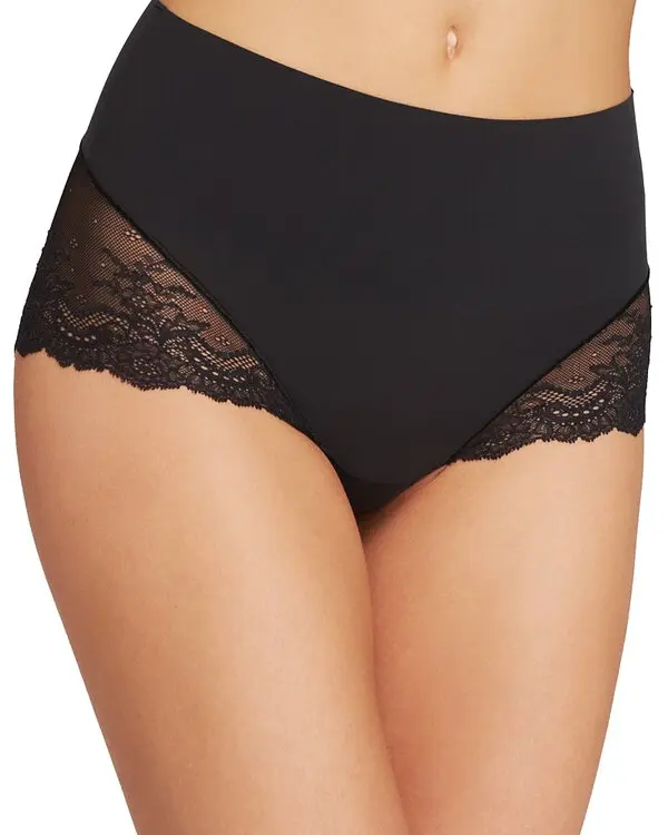 Spanx Undie-tectable Lace Hi-hipster Panty - Black