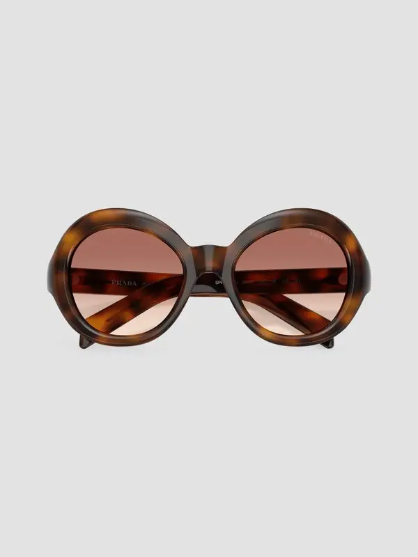 Prada 53mm Round Sunglasses