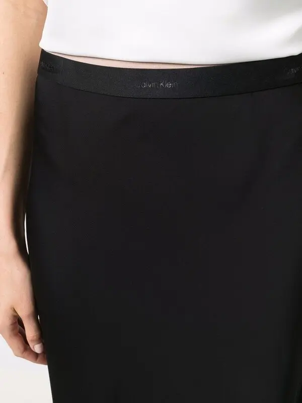 Calvin Klein Waistband Midi Skirt