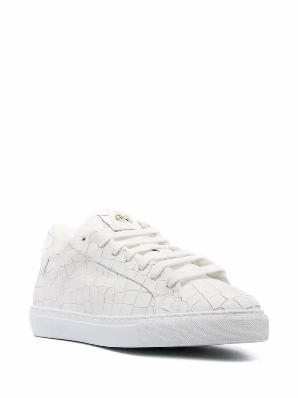 HIDE&JACK Crocodile-effect Low-top Sneakers