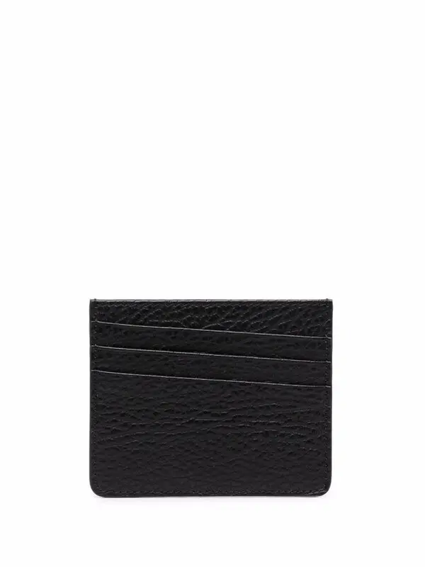 MAISON MARGIELA Four-stitch Leather Card Holder - Black