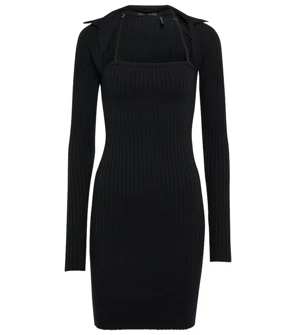 Helmut Lang Cotton-blend Minidress