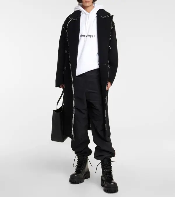 Balenciaga Strike Leather Ankle Boots - Black