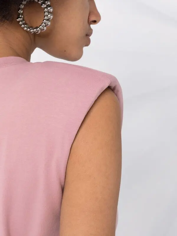BLANCA VITA Sleeveless V-neck Top - Pink