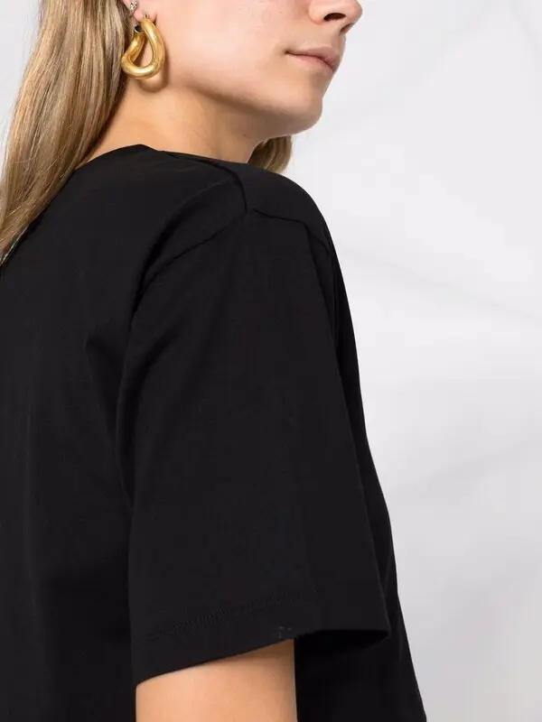 Loulou De Saison Gupo Cropped T-shirt - Black