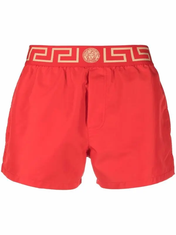 Versace Greca Border Swim Shorts