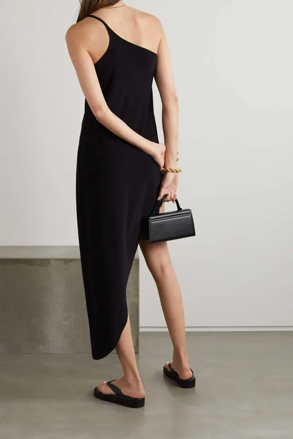 Norma Kamali Asymmetric Stretch-jersey Dress