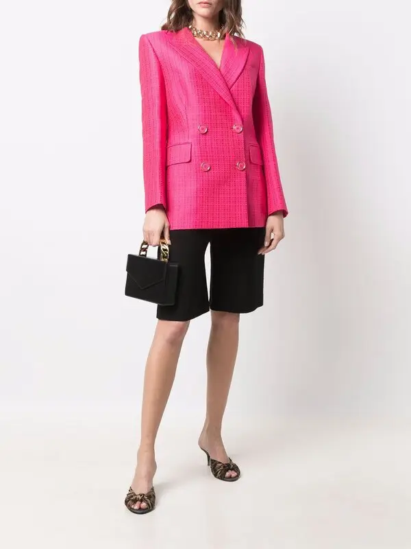 ANTONINO VALENTI Fitted Double-breasted Blazer