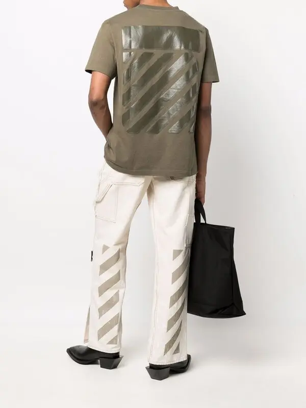 Off-White Logo-print T-shirt - Green