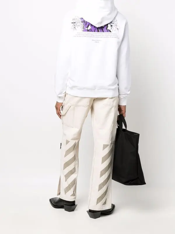 Off-White Graffiti-print Hoodie